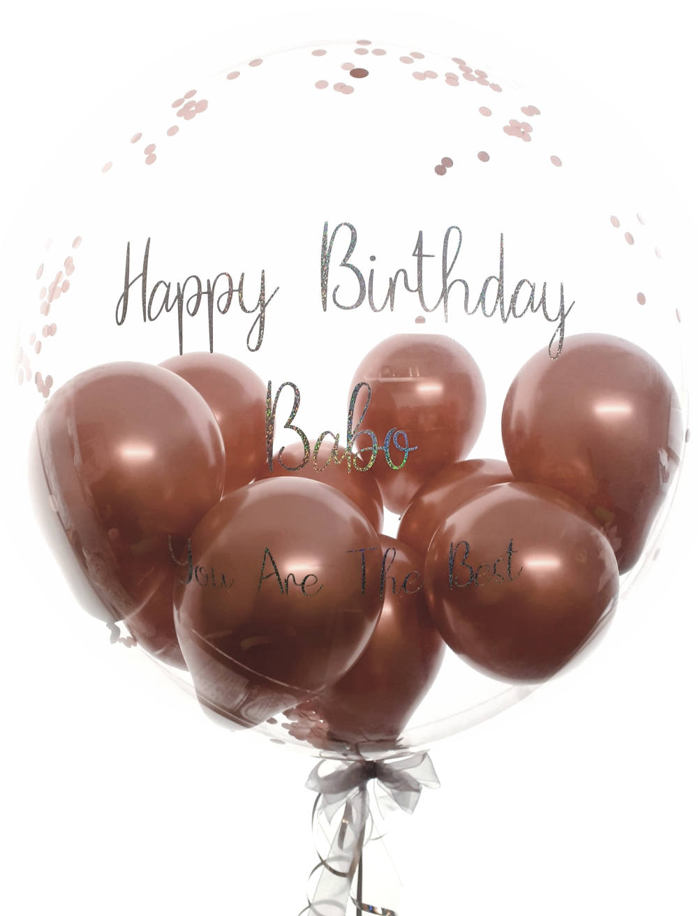 Design your own personalised balloon in a box