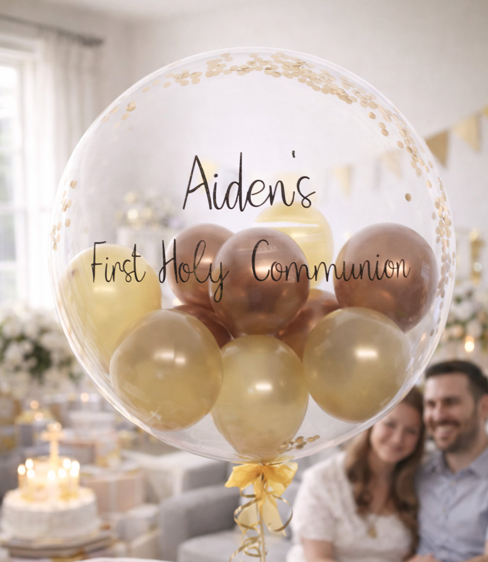 Personalised Christening Balloons and First Holy Communion