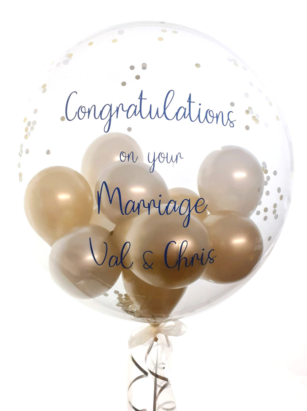 Personalised wedding balloon, design your own