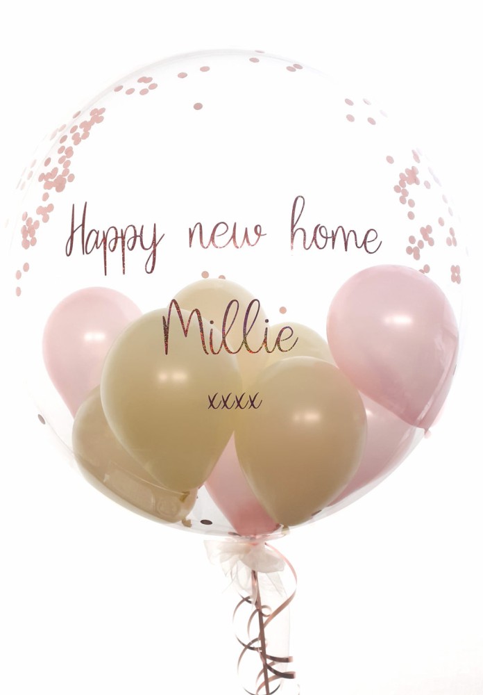 Personalised New Home balloon, any colour