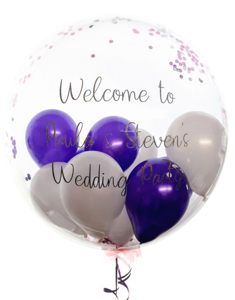 Personalised wedding balloon, any colour